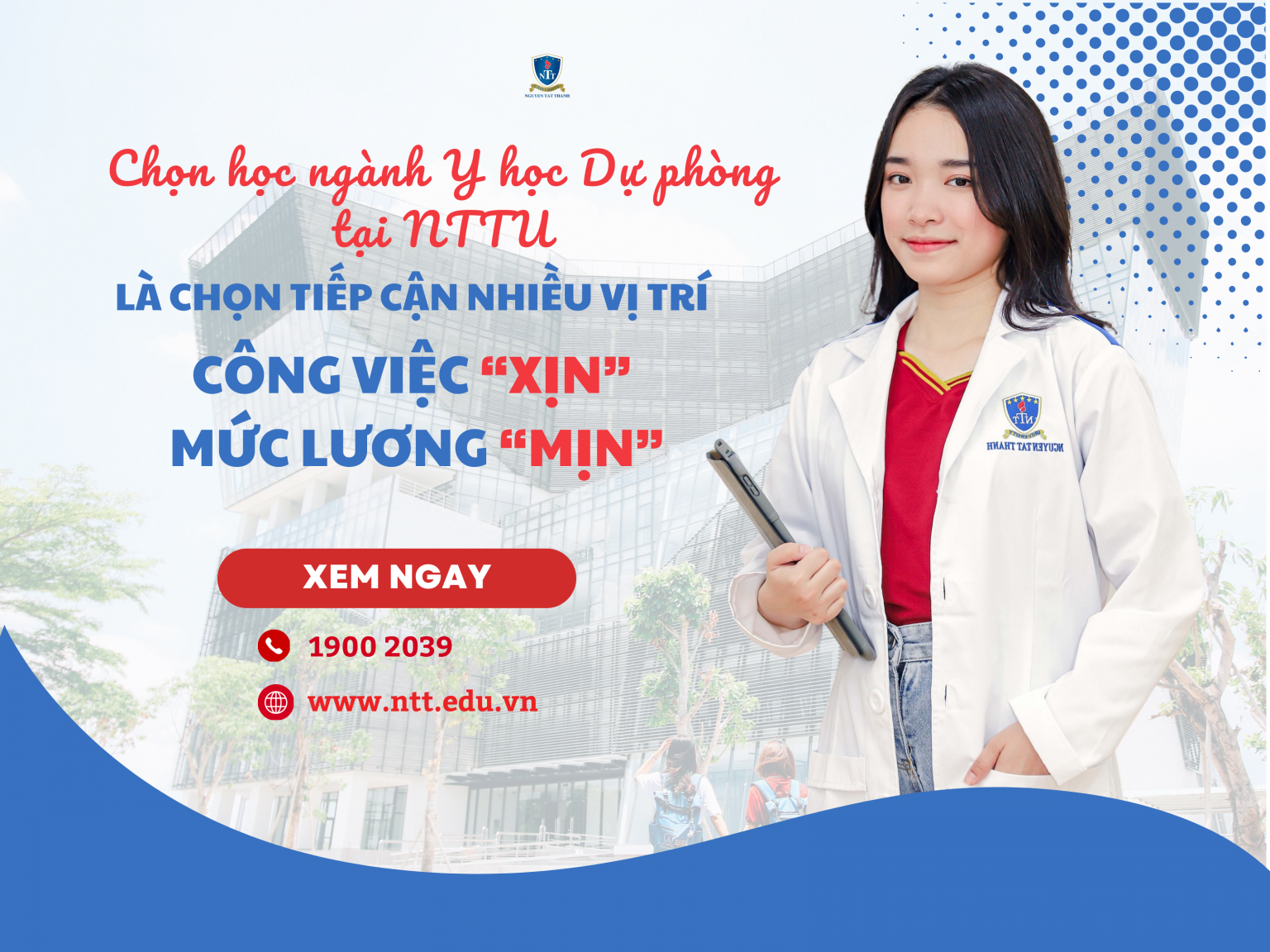 Chọn học ngành Y học Dự phòng tại NTTU là chọn tiếp cận nhiều vị trí công việc “xịn”, mức lương ...