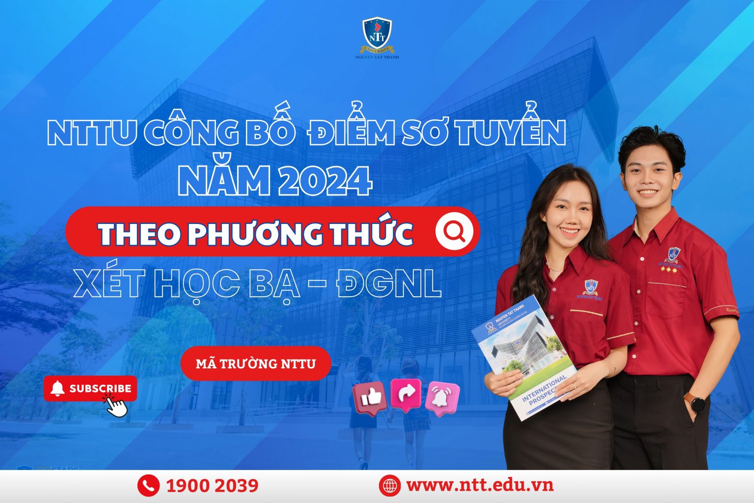 Trường ĐH Nguyễn Tất Thành công bố điểm sơ tuyển năm 2024 theo phương thức xét tuyển học bạ và ...